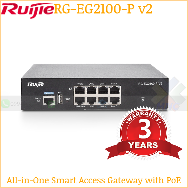 RG-EG2100-P v2, All-in-One Smart Access Gateway with PoE » MNC Co.,Ltd.